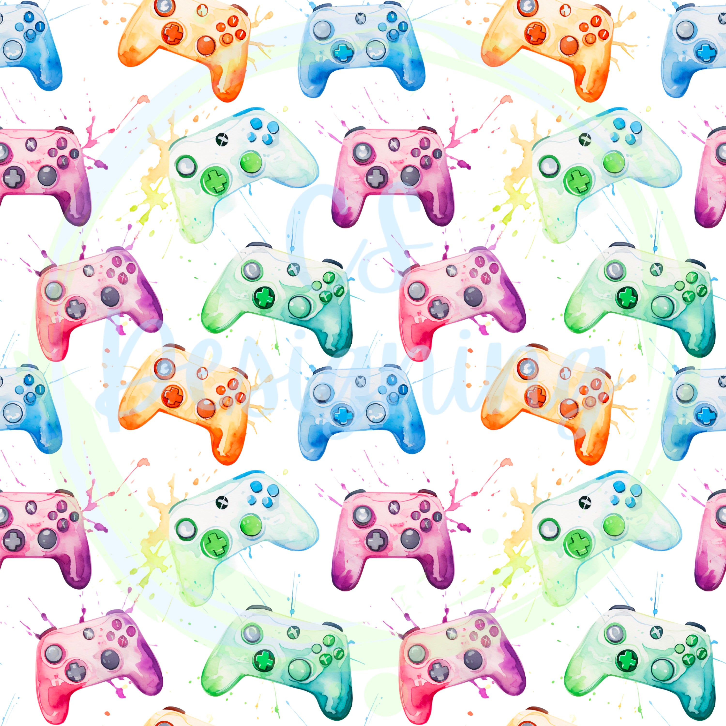 Gaming controller seamless pattern – Csdesigning18