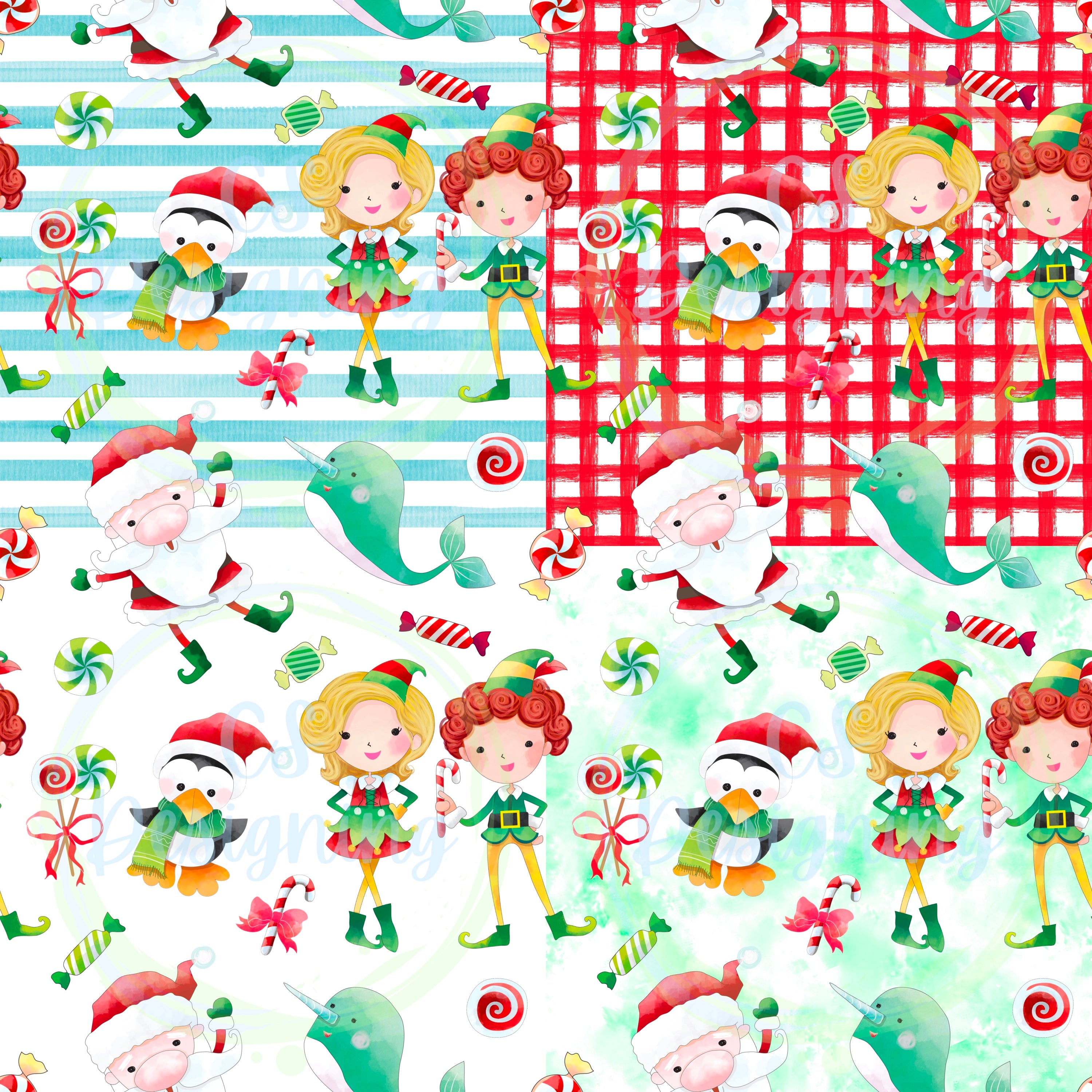 Elf seamless pattern – Csdesigning18